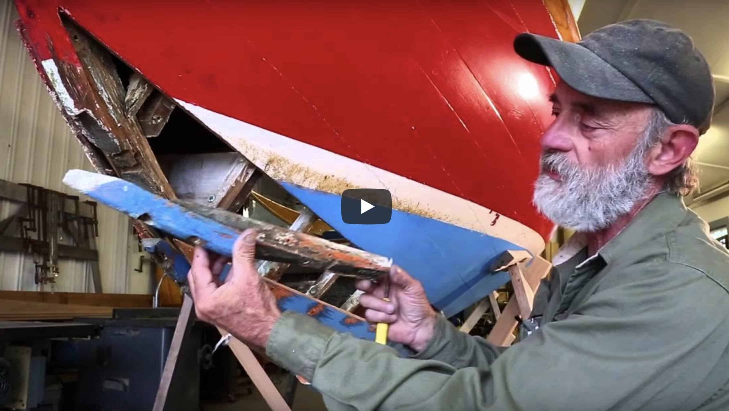 Repairing a Herreshoff 12.5