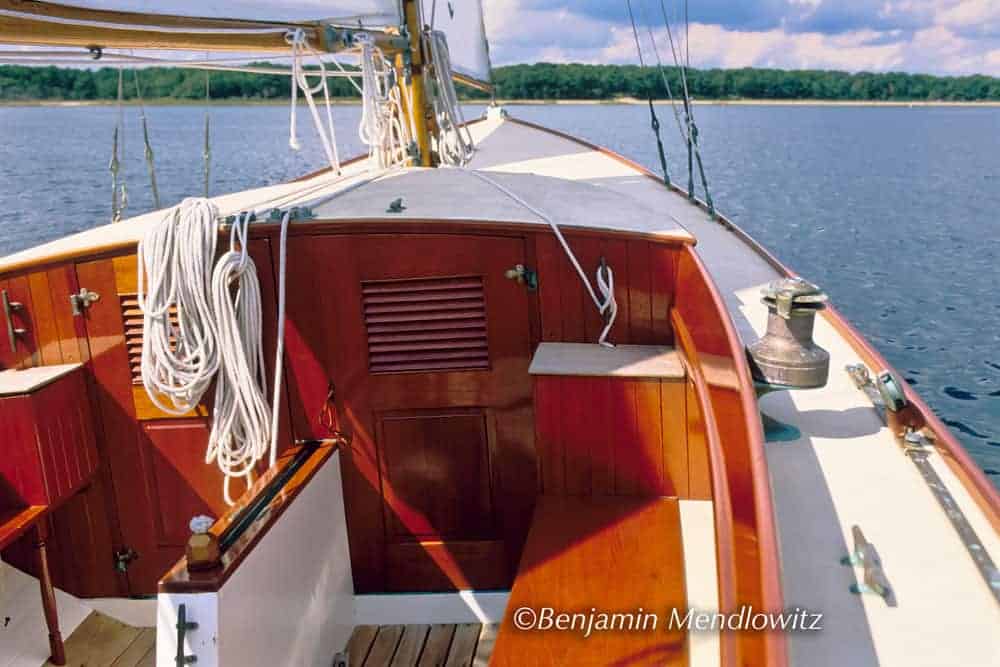 Buzzards Bay 25 Cockpit Ben Mendlowitz - OffCenterHarbor.com