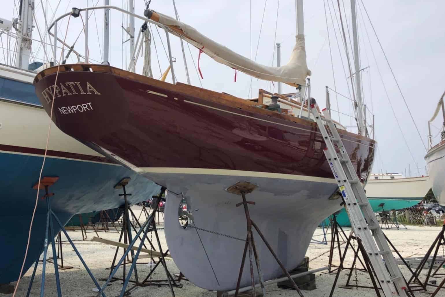 1961 Cheapeake 32 Rhodes Sloop Sailboat good boats for sale 14 ...