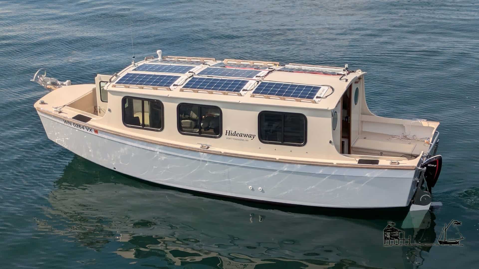 HIDEAWAY - A Solar Electric Shanty Boat - OffCenterHarbor.com